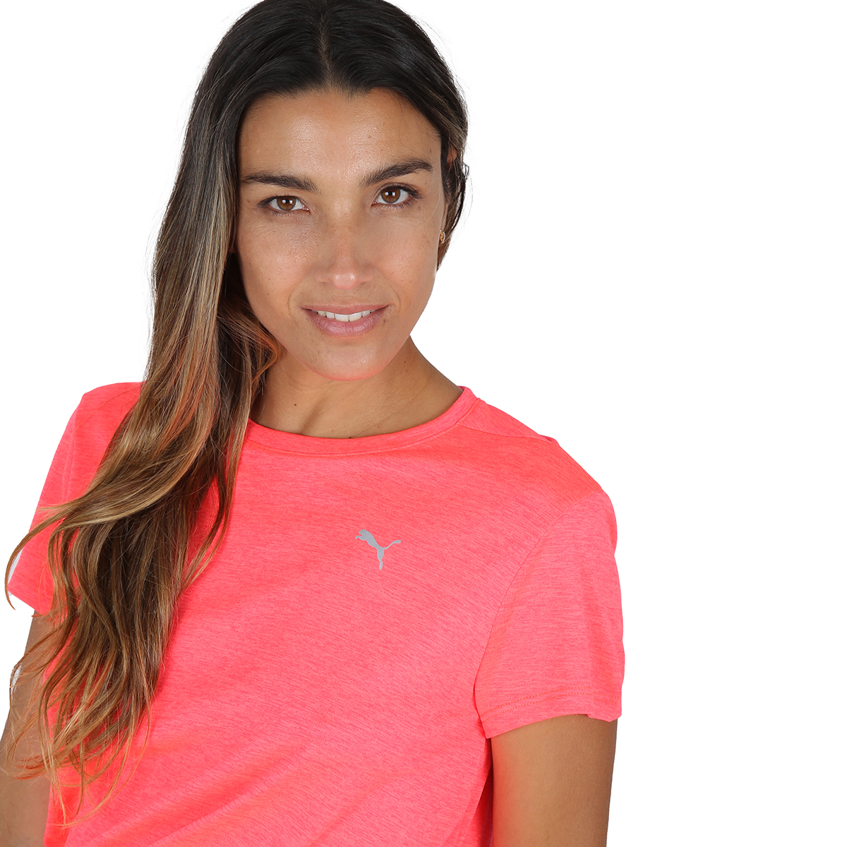 Remera Puma Run Favorite Heather Ss Mujer | Dexter